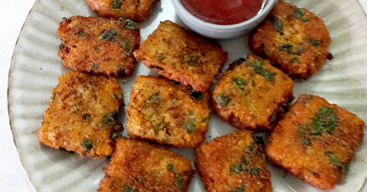 Spicy patoto square Recipe by renu bhasin - Cookpad