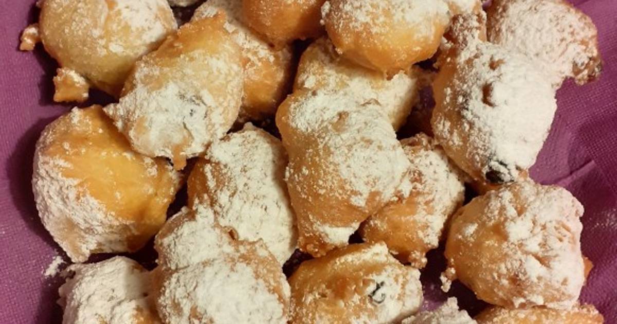 Ricetta Fritole con pinoli, uvetta, grappa e profumo d'arancia di ...