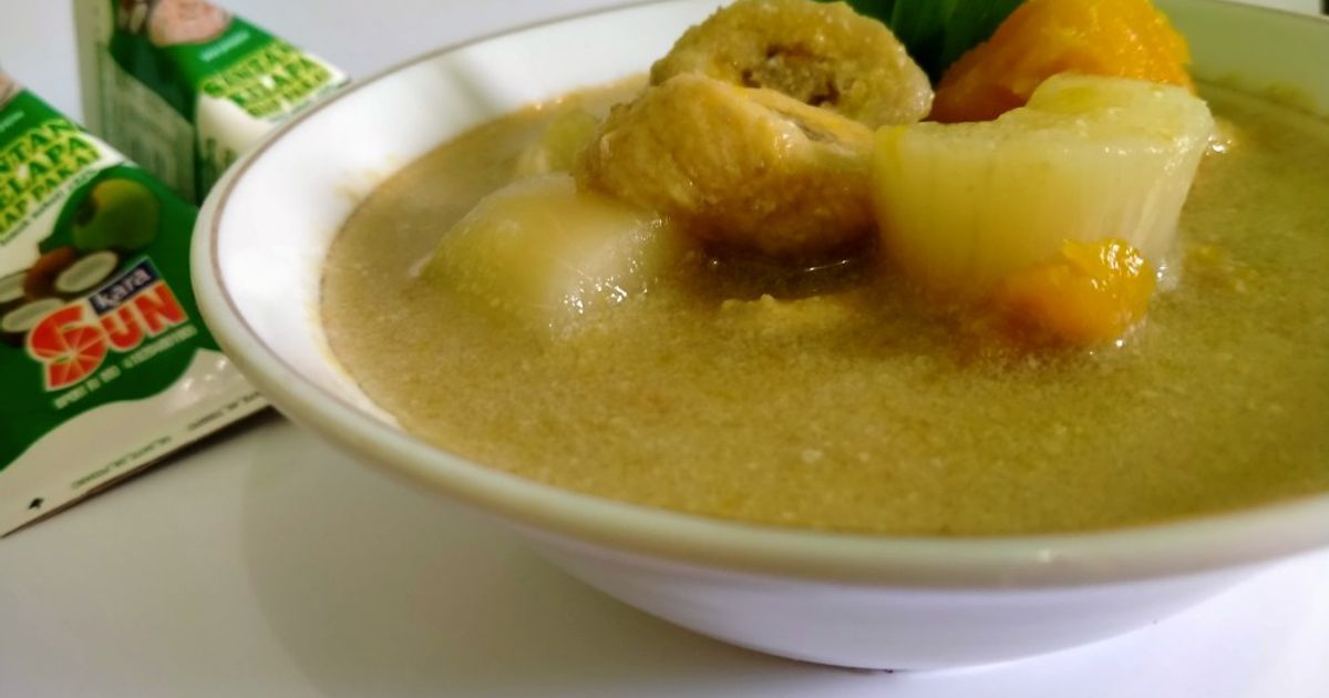Resep Kolak Pisang,Ubi Dan Labu Dengan Gula Putih oleh Puput_ike - Cookpad