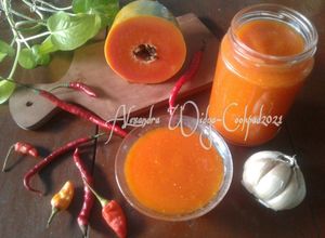 Resep saus pepaya rumahan enak dan mudah - Cookpad