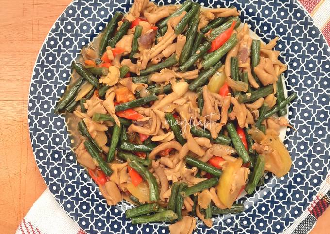 Resep Oseng Kacang Panjang Usus oleh Maylia Putri - Cookpad