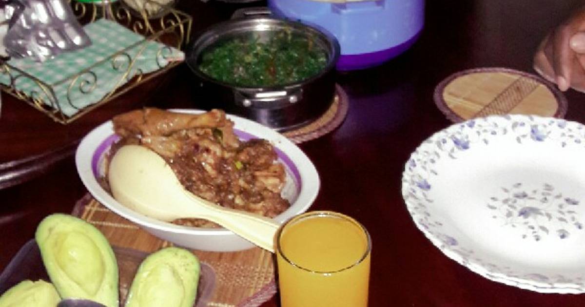 Wet fry kienyeji chicken with ugali Recipe by karen - Cookpad