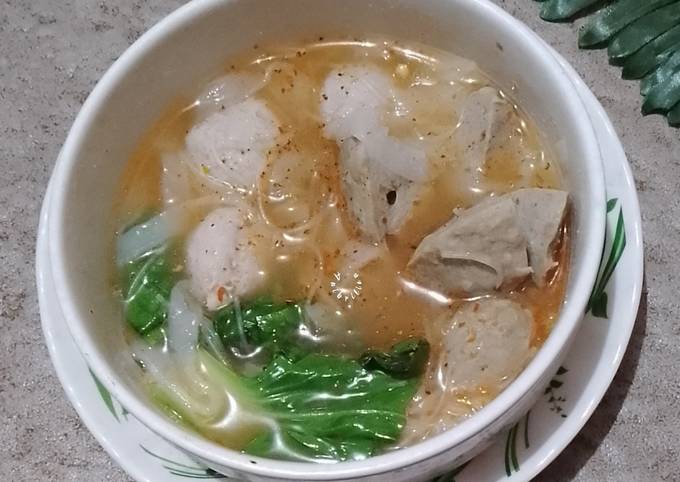 Resep Baso rumahan simpel enak nikmat oleh Ani Brilian - Cookpad