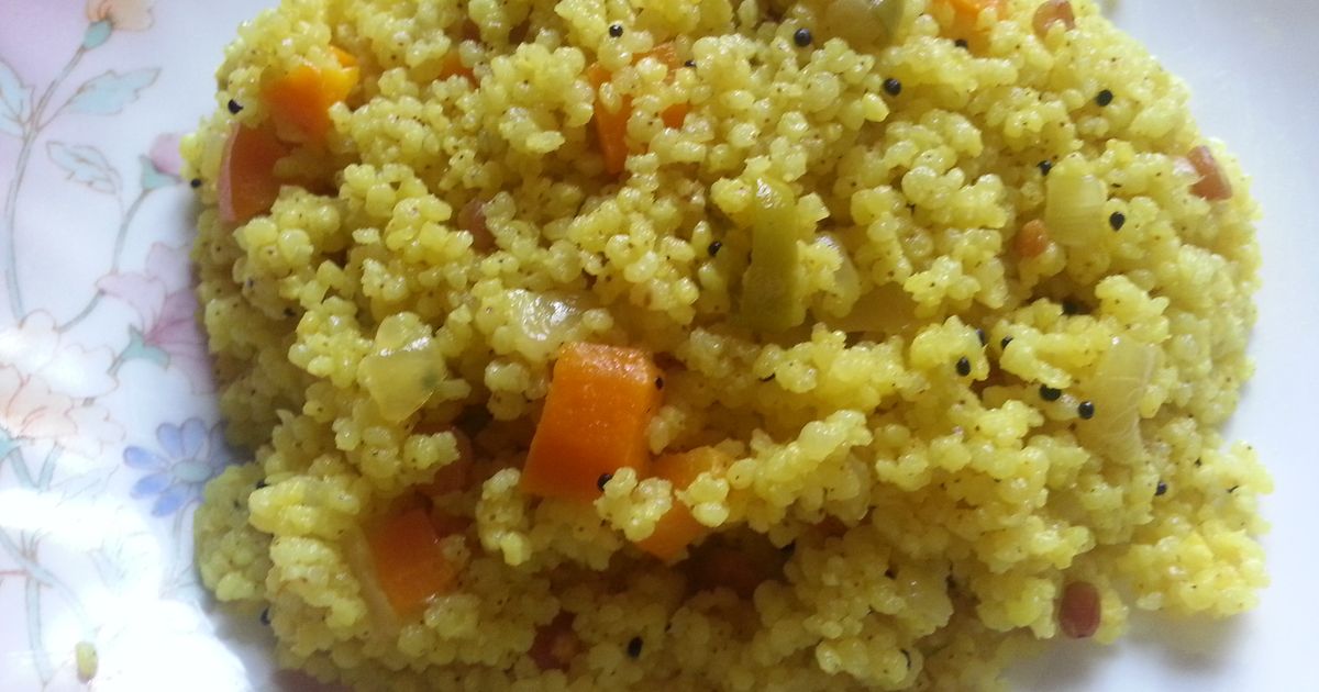 Barnyard Millet Veg Upma Recipe by Anuradha Sridharan - Cookpad