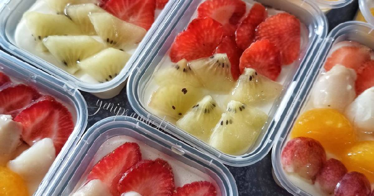 Resep Puding Buah Almond oleh Yeni - Cookpad