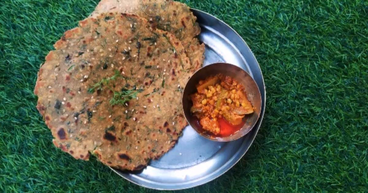 Marwadi Bajra Methi Roti Recipe by Nutritionist Nimisha Gaur - Cookpad
