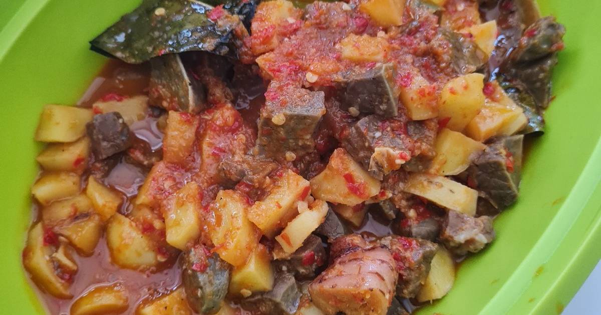 Resep Sambel Goreng Kebuk (Paru Sapi) oleh Alex Sheillavi - Cookpad