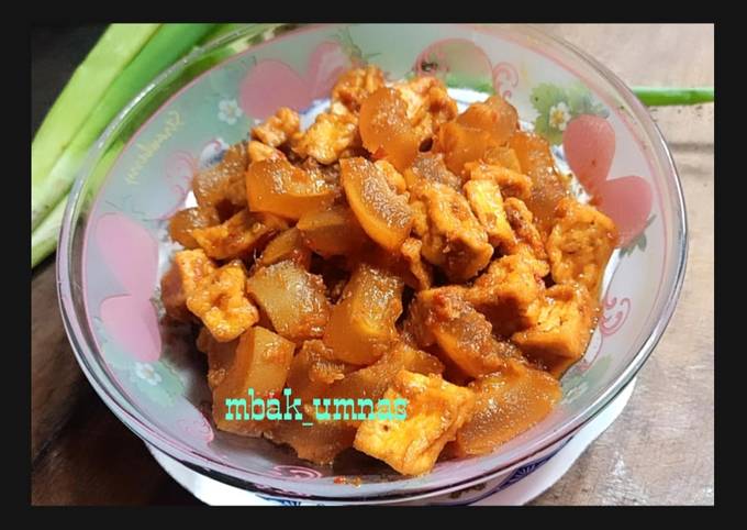 Resep Oseng cecek/kulit sapi pedas manis oleh Mbak Umnas - Cookpad