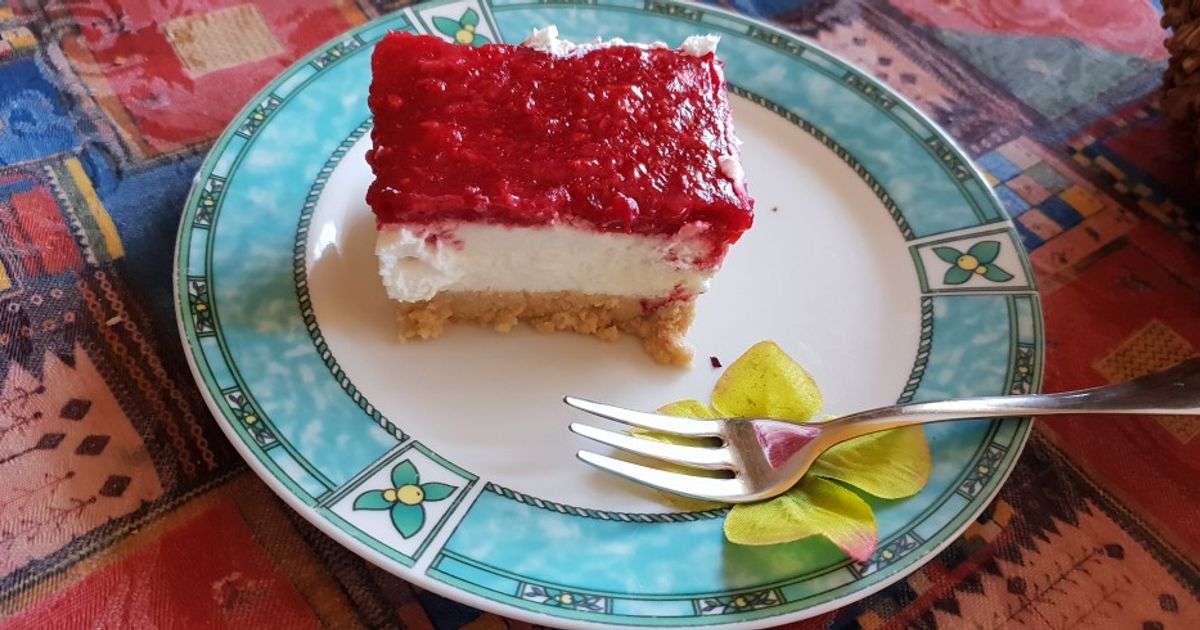 Málnás Sajttorta Sütés Nélkül | Oláh Timi receptje - Cookpad receptek