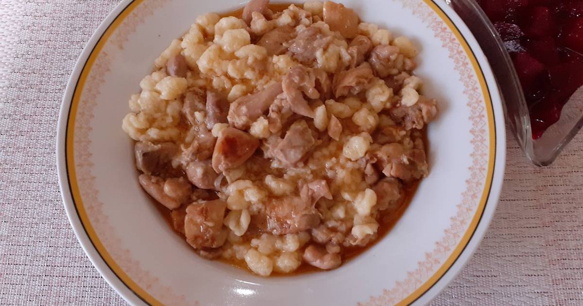 Csirkecomb paprikás vajgaluskával | Csiki Piroska receptje - Cookpad ...