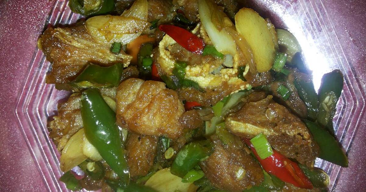 15 resep oseng ikan asin pari enak dan mudah - Cookpad