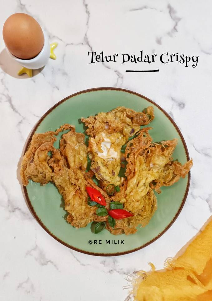 Resep 457. Telur Dadar Crispy oleh Re Milik - Cookpad