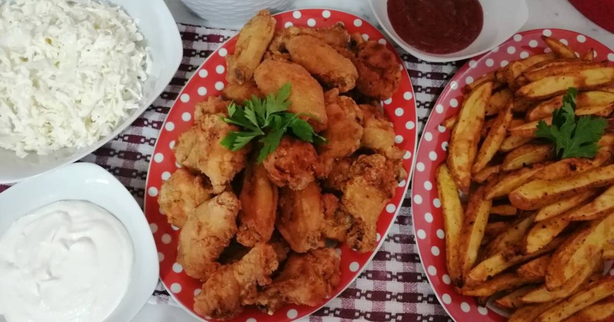 طريقة عمل جوانح مقلية مقرمشة على اصولها بطريقة سهلة وسريعة من 👩‍🍳Hanin ...