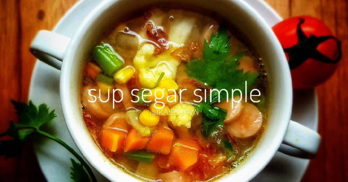 Resep Sup Segar Simple oleh Ikasoerya - Cookpad