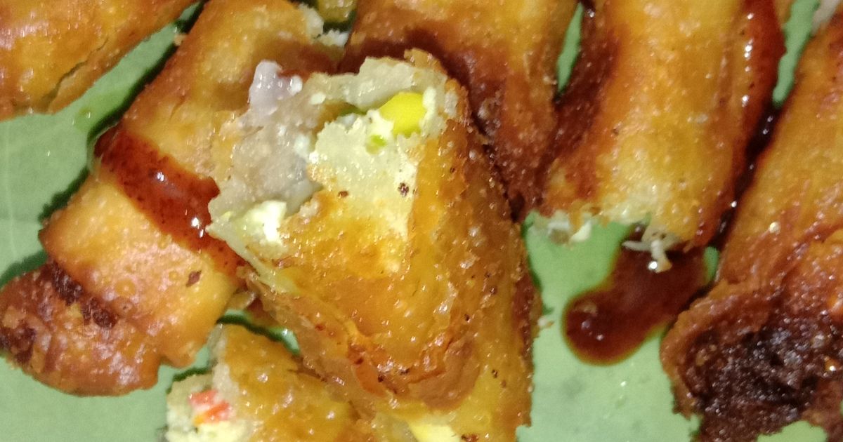 Cheese Corn Roll Recipe by Sheela Rani - Cookpad