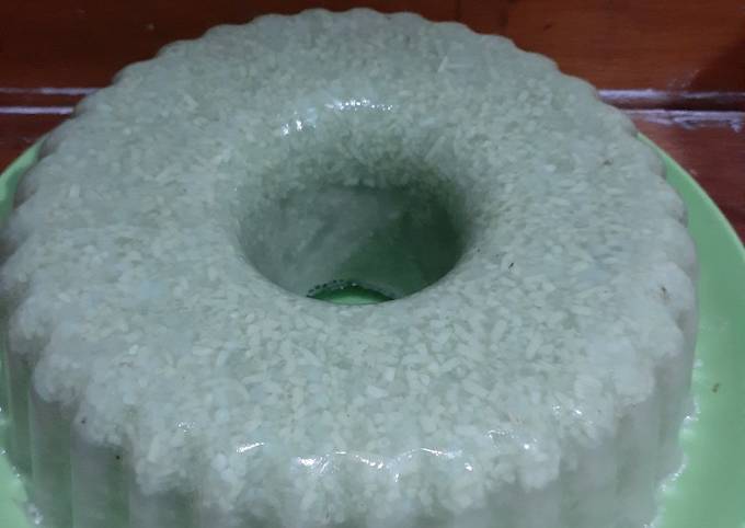 Resep Agar agar takejo (tape ketan ijo) oleh susum - Cookpad