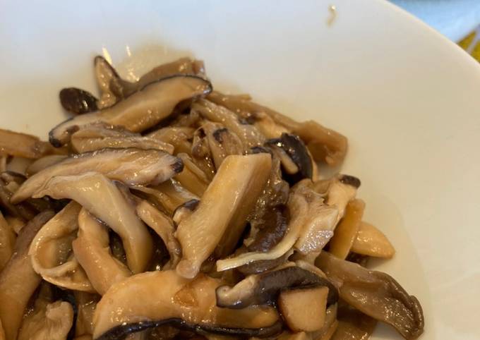 Mushroom with Japanese sauce Recipe by Nami - Cookpad