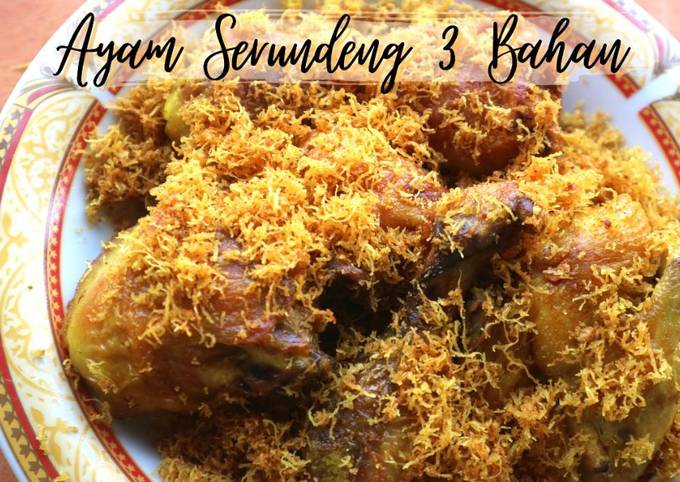 Resep 4. Resep Ayam Serundeng 3 Bahan oleh IG : @dapur.bu.aya - Cookpad