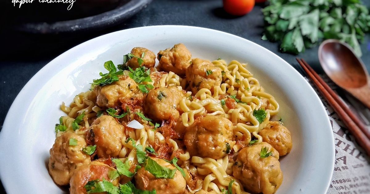 Resep Mongolian Meatball Ramen oleh imaimey_ - Cookpad