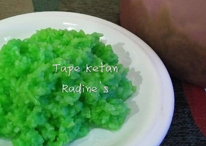 Resep Tape ketan hijau oleh Riani - Cookpad