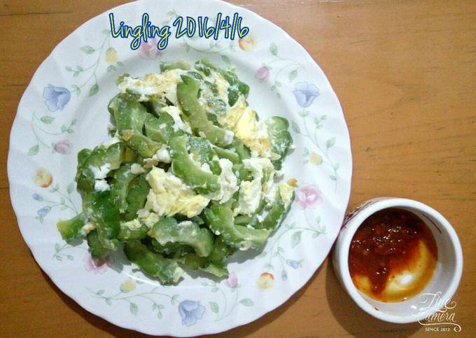 Resep Pare Tumis Telur Praktis oleh Lingling - Cookpad