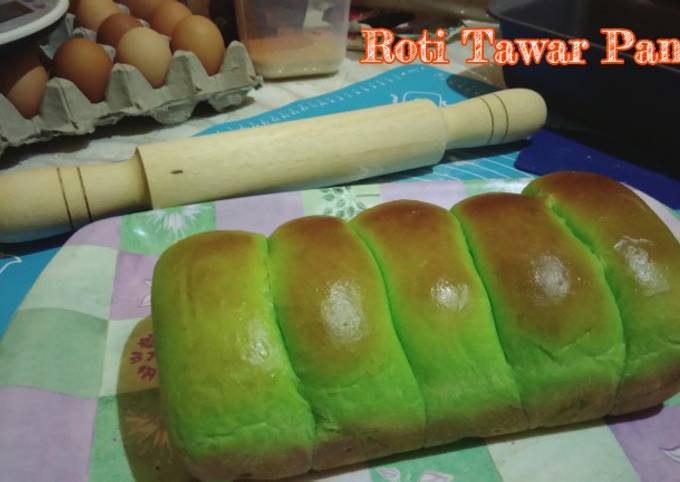 Resep Roti Tawar Pandan oleh Nila Rahmawati - Cookpad