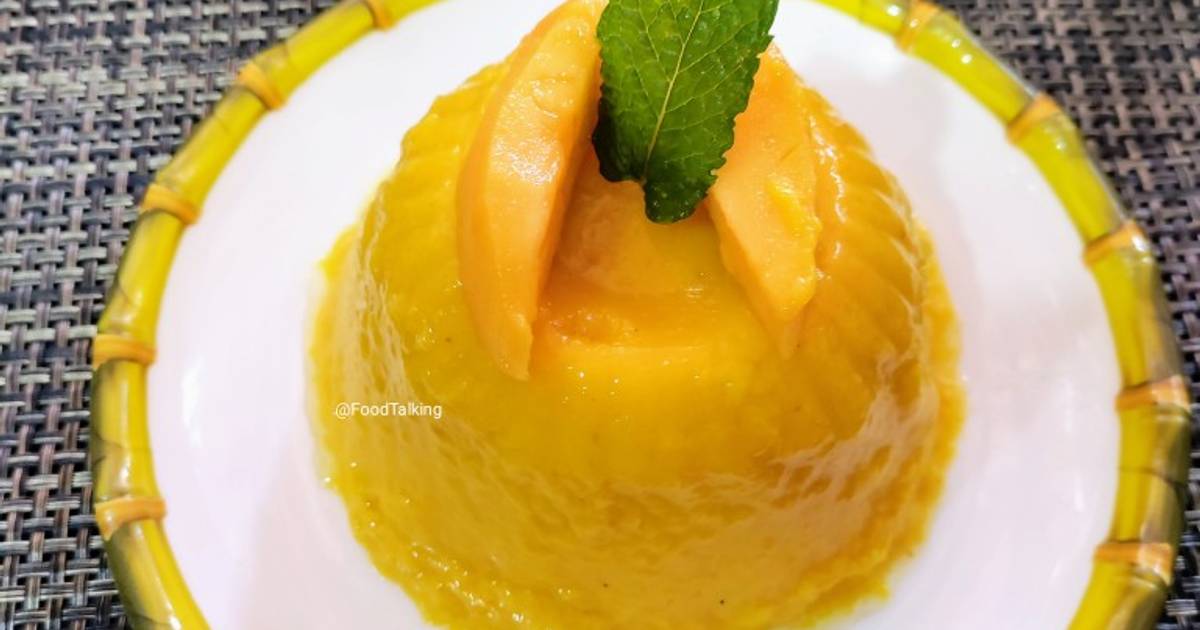 Mango Pudding Recipe by Dr.Madhumita Mishra - Cookpad