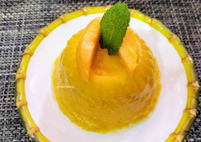 Mango Pudding Recipe by Dr.Madhumita Mishra - Cookpad