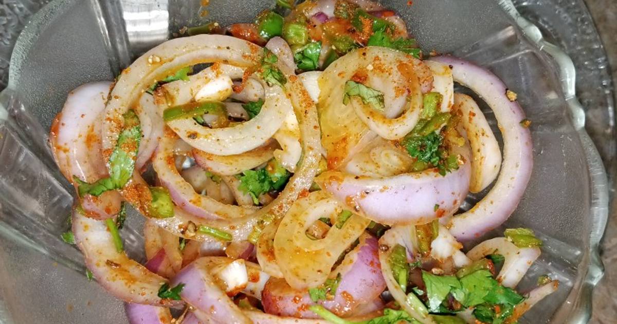 Lacha onion salad Recipe by Bushra Mushtaq - Cookpad