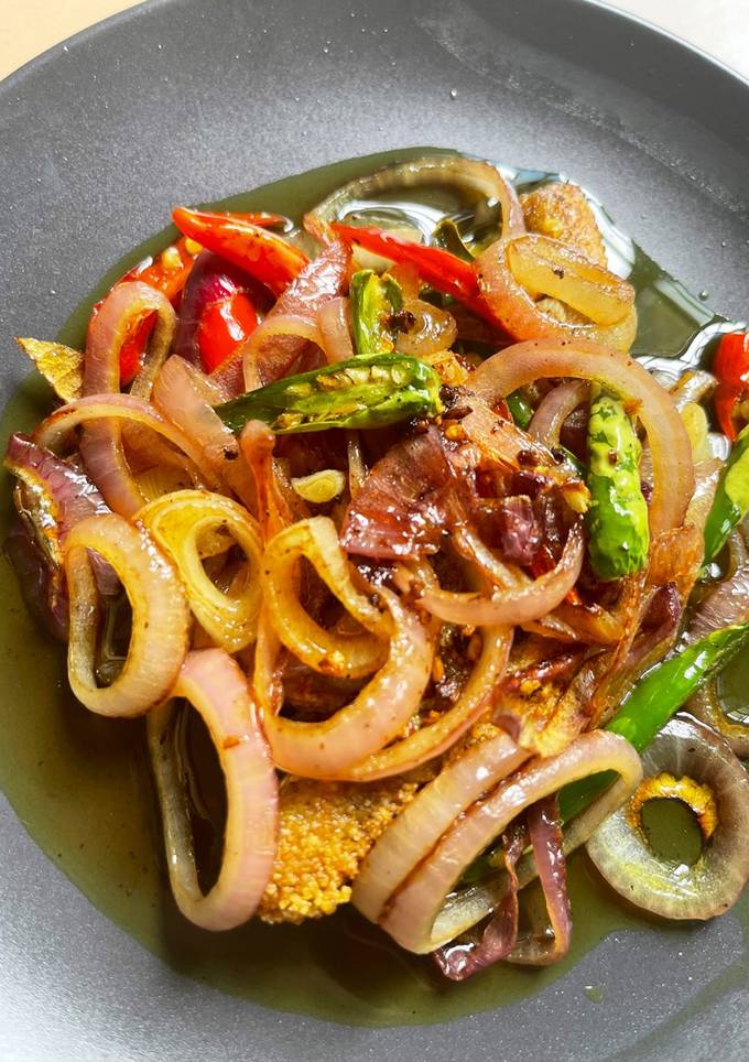 Resipi Gelama Pekasam Goreng Kering oleh Shynn Samsuddin - Cookpad
