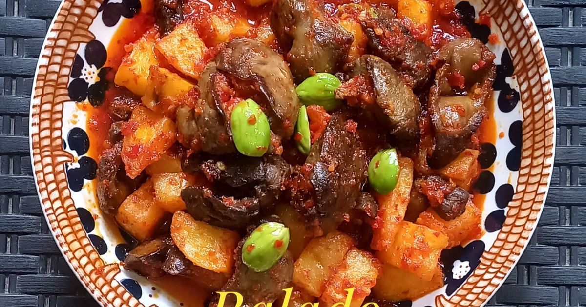 Resep Balado Hati Ampela Ayam oleh Faizah Fahmi - Cookpad