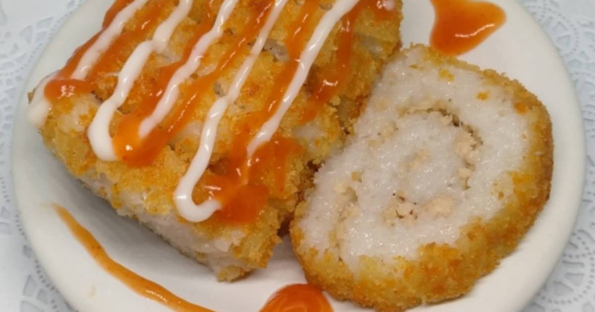 Resep Ketan gulung isi ayam oleh Zhafran's Kitchen - Cookpad