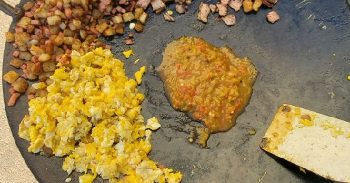 Green Chile Steak Breakfast Burritos Recipe By Matthew Bixler