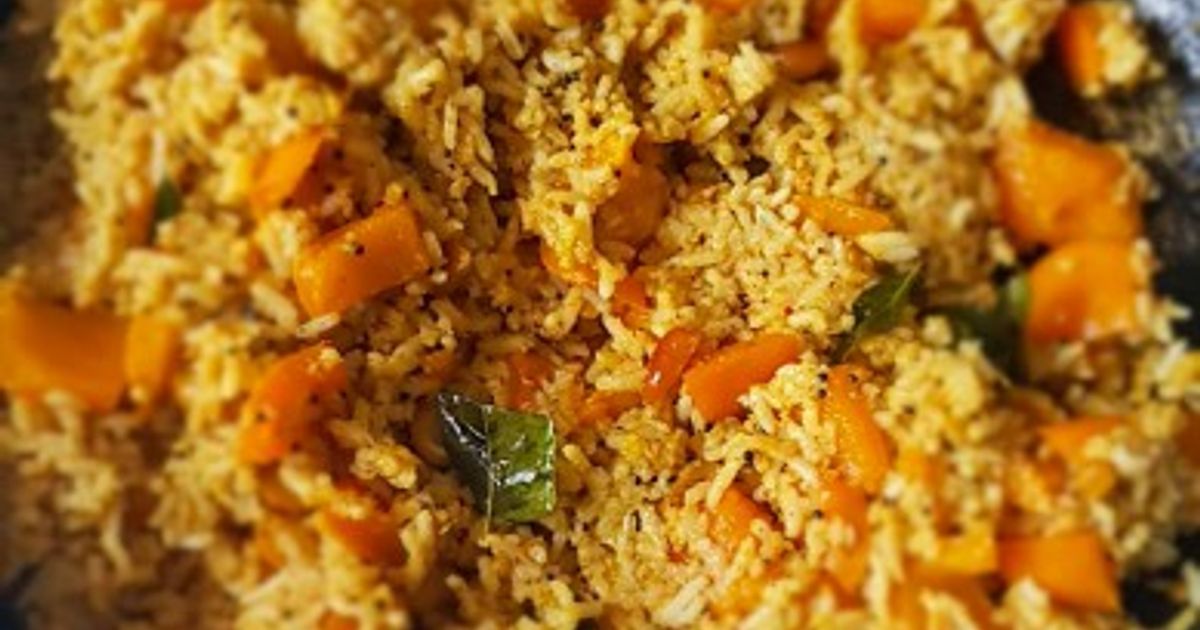Yellow Capsicum Tamarind Rice Recipe by Sathyaskitchen - Cookpad