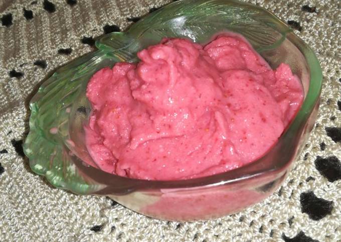 Helado de Frutilla Receta de Julie- Cookpad