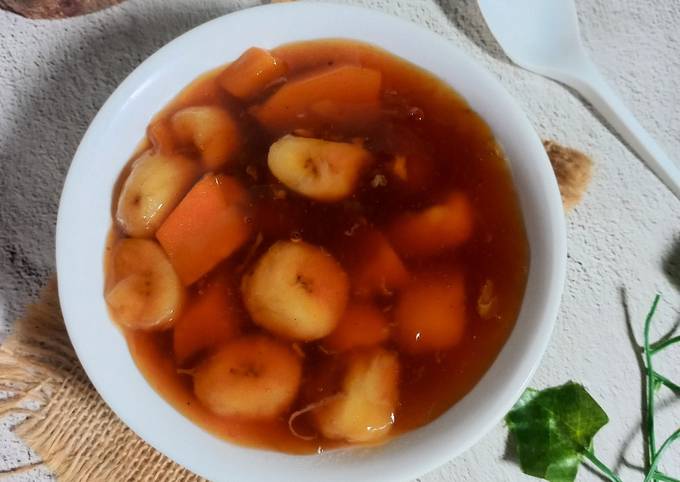 Resep Bubur Tapioka Isi Pisang dan Labu Kuning oleh Dapoer_Anoe ...