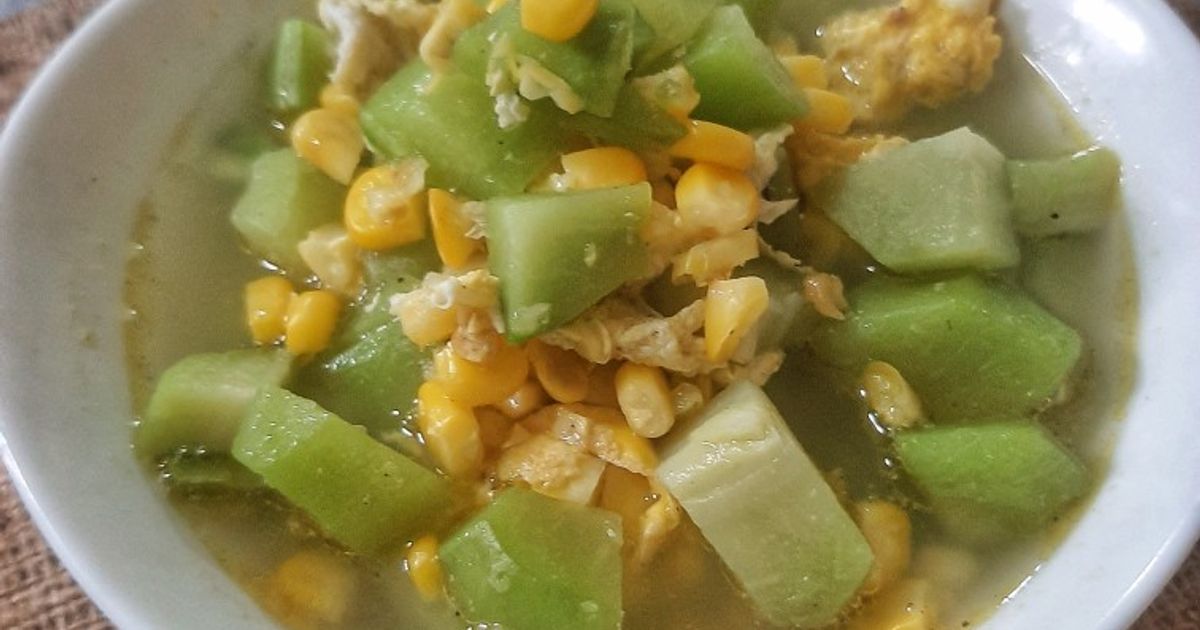 Resep Sayur Waluh Jagung Manis oleh Fitriani Rachmawati - Cookpad