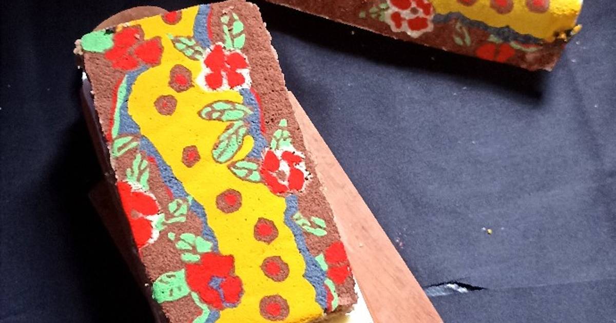 Resep Bolu Motif Batik Bunga oleh Ibu Tina - Cookpad