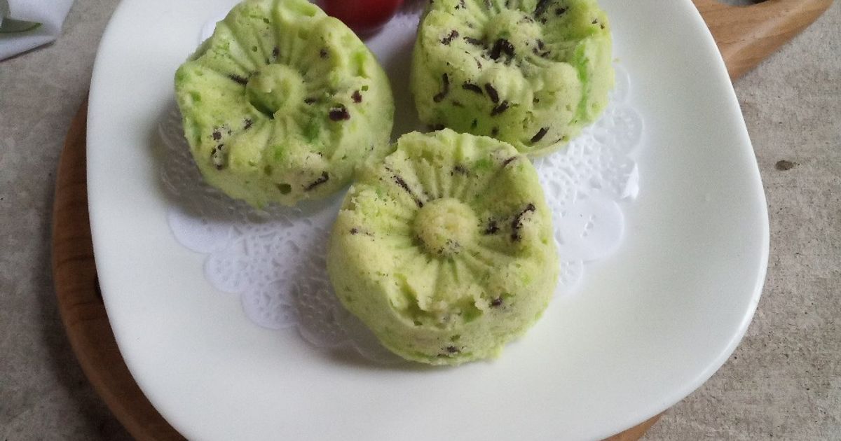 Resep Bolu Kukus Pandan Mini oleh Oliveia Faizin - Cookpad