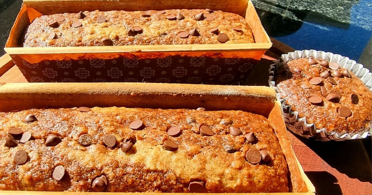 Budín De Banana Con Harina Integral Y Avena Receta de Silvia Beatriz ...