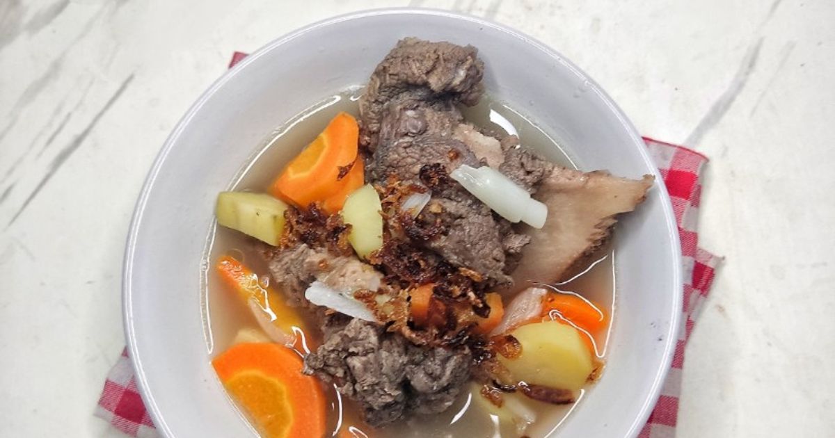 Resep Sop Tulang Sapi oleh Nyanyah - Cookpad