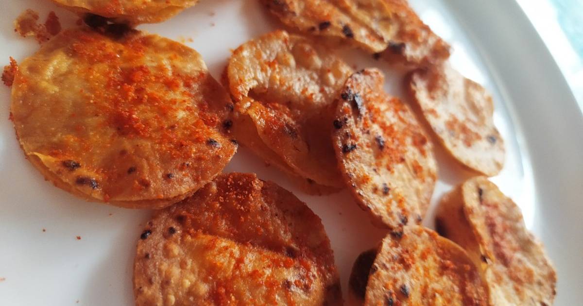 Anupama Mahesh દ્વારા રેસીપી રોટલીના પાપડ (Rotali Papad Recipe In ...