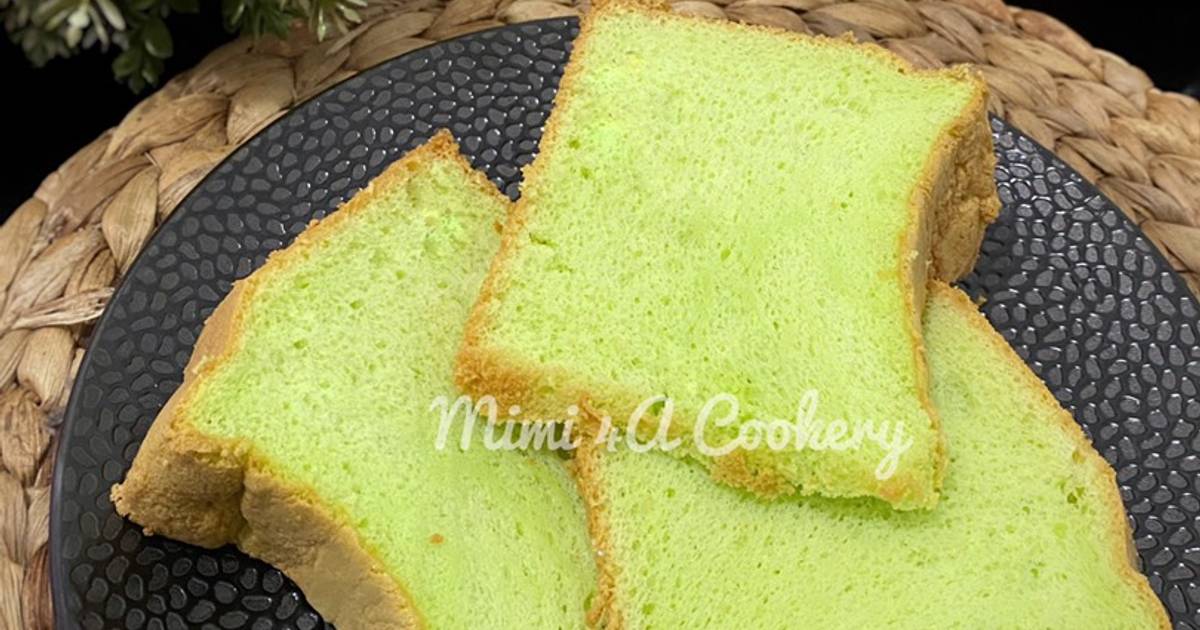 Resep Chiffon Pandan oleh Mimi 4A Cookery - Cookpad