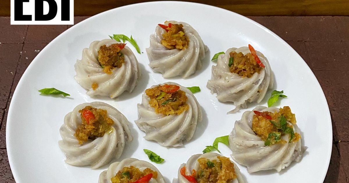 Resep Talam Talas Ebi Khas Pontianak oleh Lovelychef By TieDQ - Cookpad