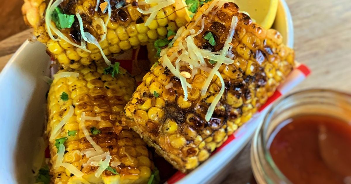 Sensational Sides Buttery Charred Sweetcorn Recipe by Emilys Home ...