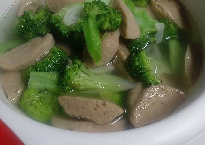 Resep Sayur bakso brokoli oleh Dian Andriyani - Cookpad