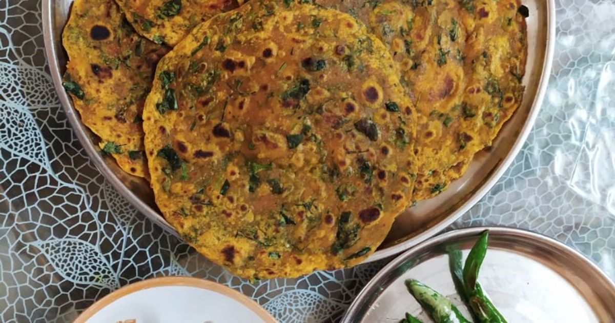 Alka Parmar દ્વારા રેસીપી મેથીના થેપલા (Methi Thepla Recipe In Gujarati ...
