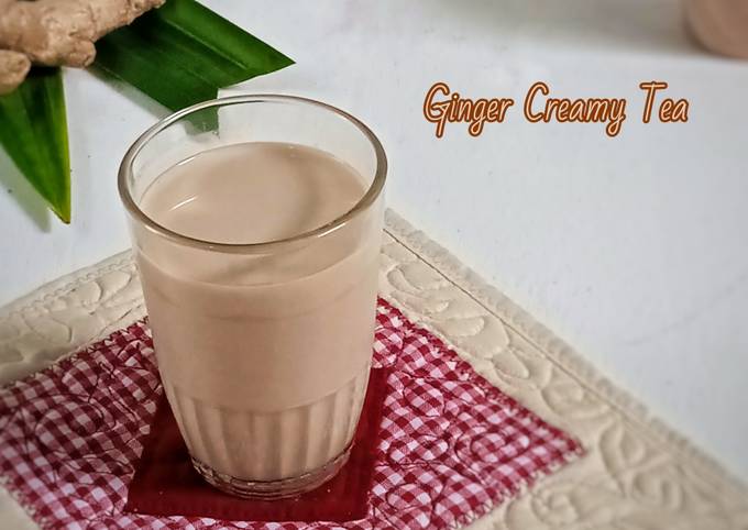 Resep Ginger Creamy Tea oleh Wati Wartini - Cookpad