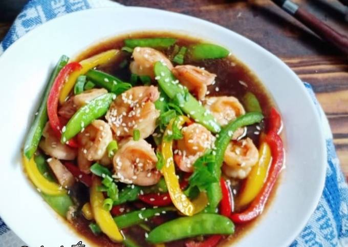 Resep Udang saus Teriyaki oleh Giacinta Permana - Cookpad