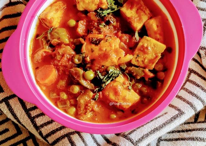 Paneer With Veggies Recipe by Dr.Madhumita Mishra - Cookpad